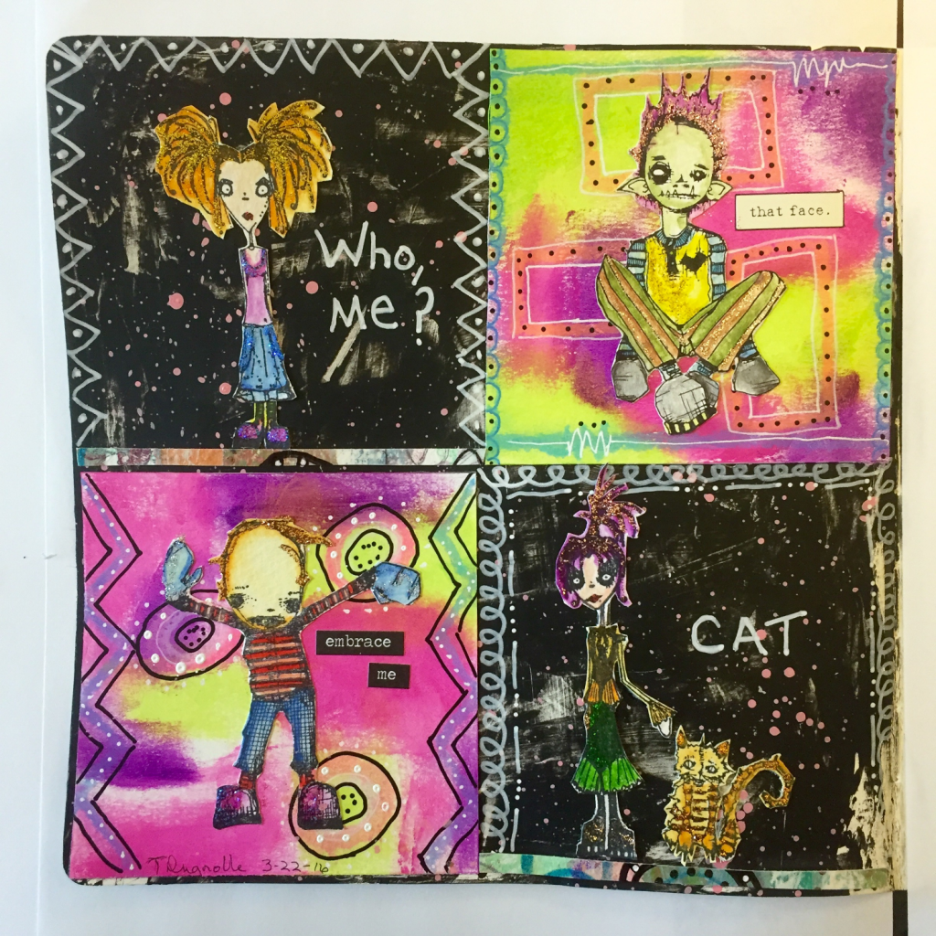 The 2016 Art Journal Adventure - Week 12 - Joggles Blog