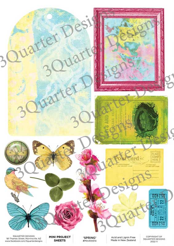 3Quarter Designs Mini Project Sheet - Spring [MINIKIT014] - Joggles.com
