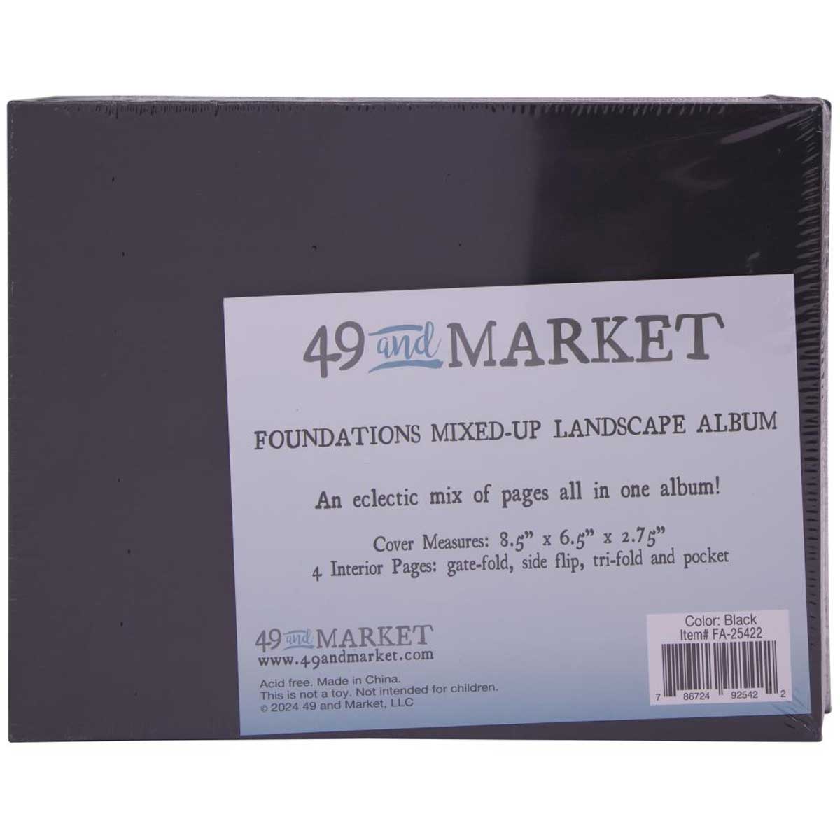 49 & Market Foundations Mixed-Up Landscape Album - Black [FA-25422 ...