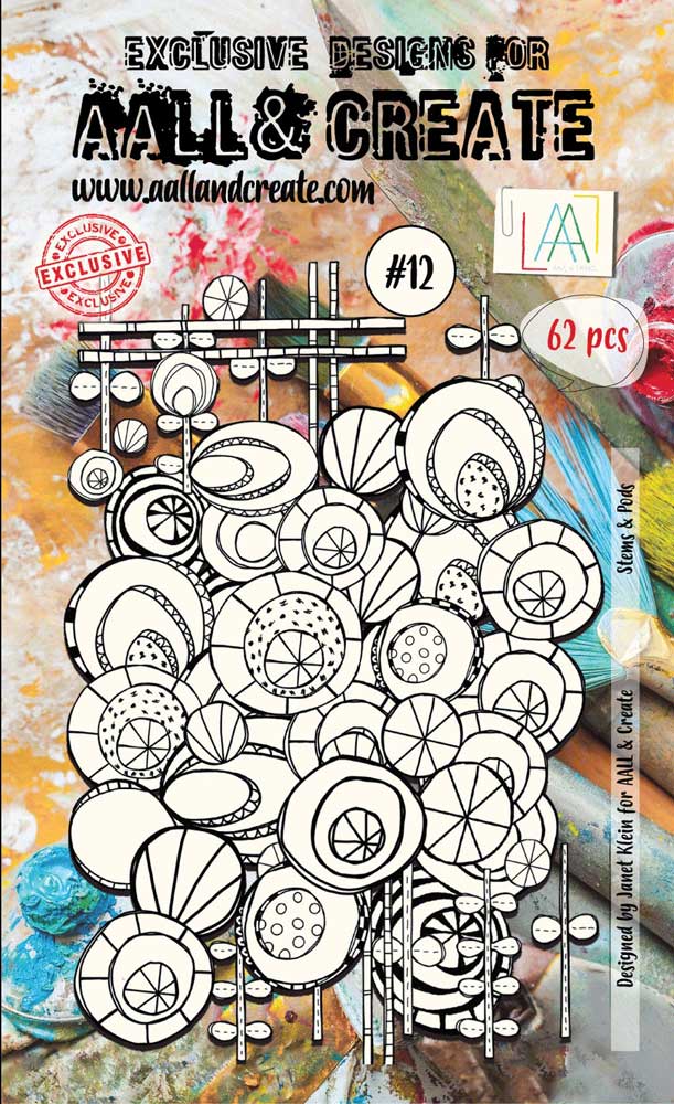 AALL & Create Ephemera - Stems & Pods White - #12 - Joggles.com