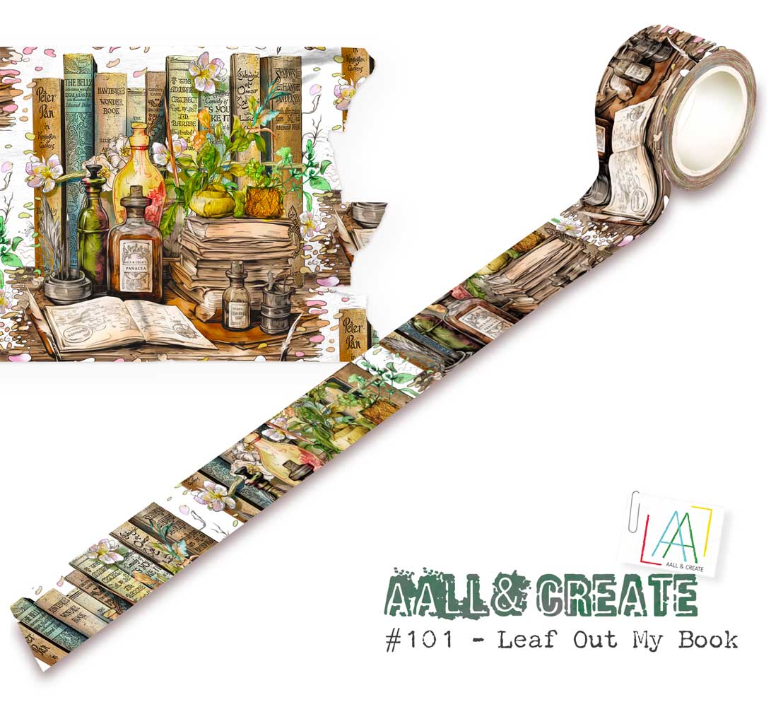 AALL & Create Layer It Up Washi Tape - Leaf Out My Book [101] - Joggles.com