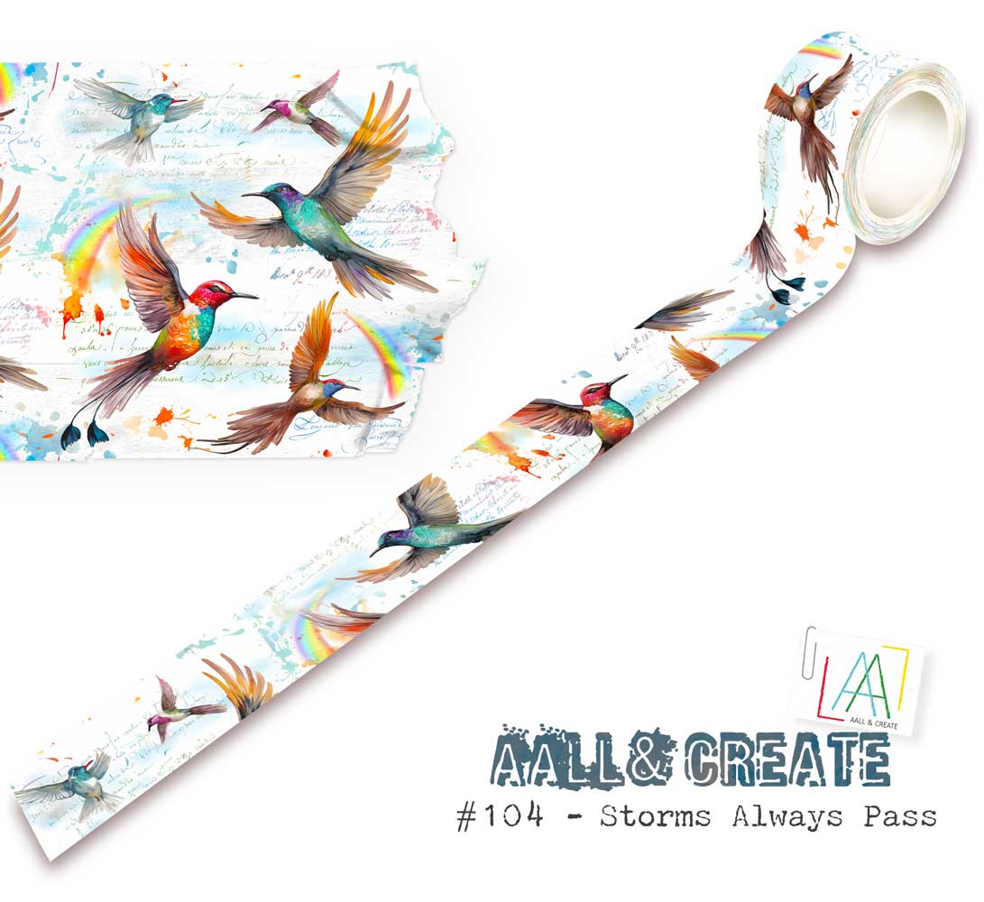 AALL & Create Layer It Up Washi Tape - Storms Always Pass [104 ...