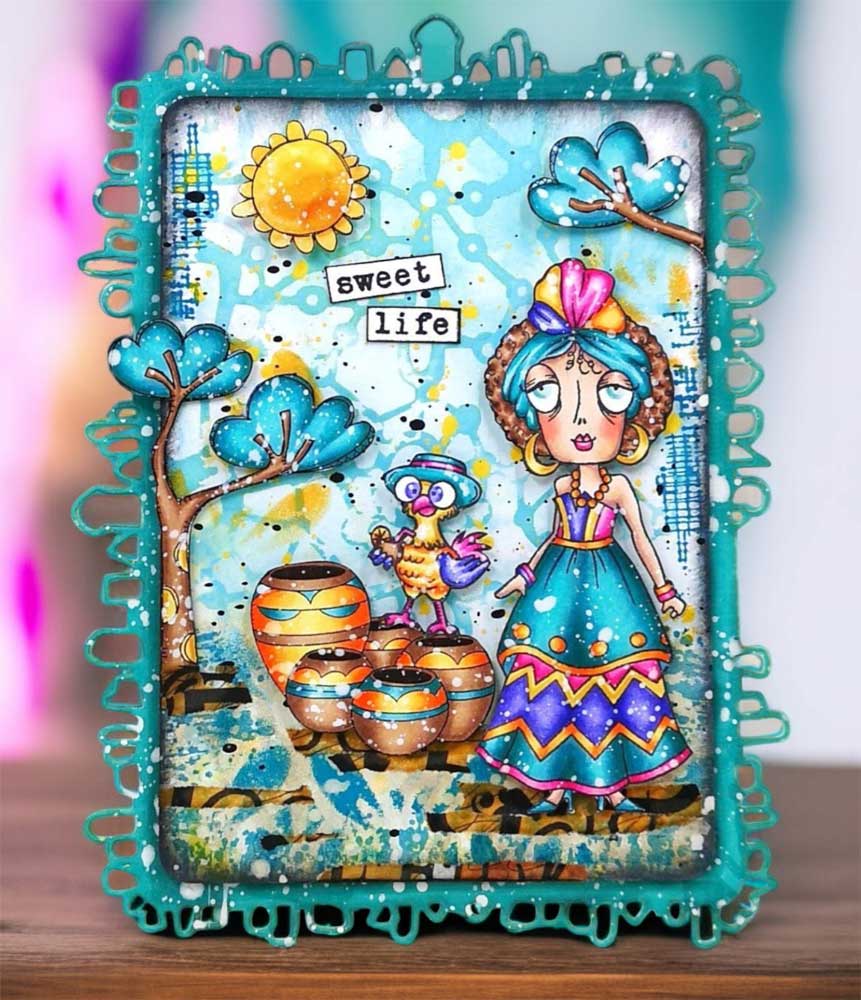 AALL & Create Stamp Set - Island Queen Dee [TP-1277] - Joggles.com