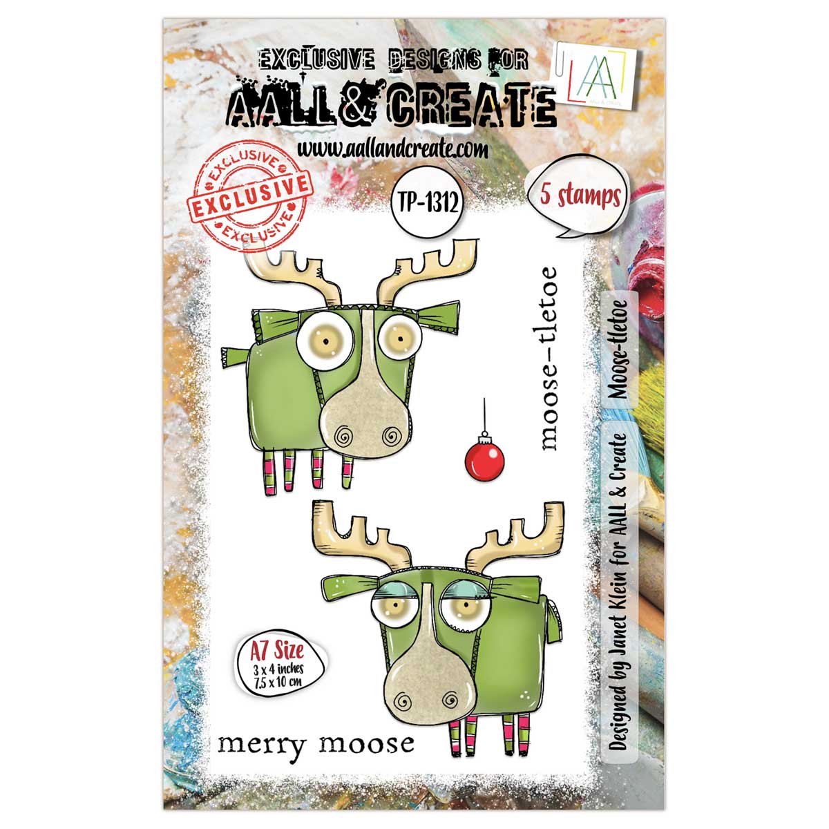 AALL & Create Stamp Set - Moose-tletoe [TP-1312] - Joggles.com