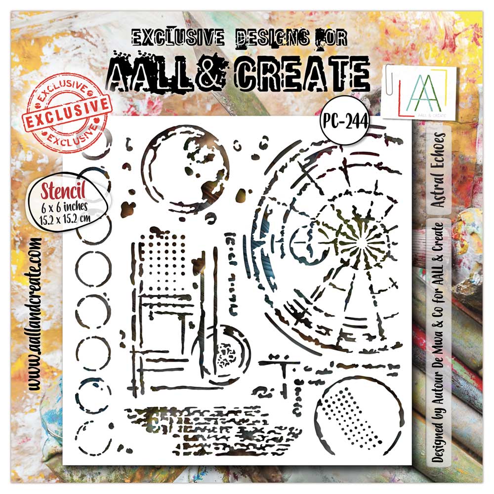AALL & Create Stencil - Astral Echoes [PC-244] - Joggles.com