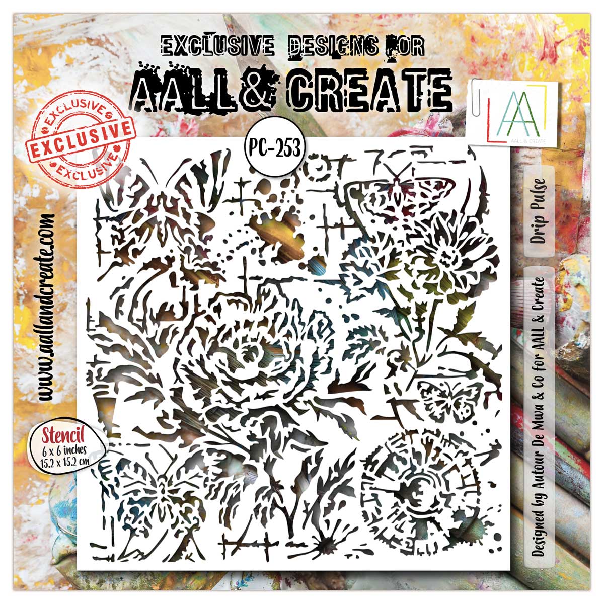 AALL & Create Stencil - Drip Pulse [PC-253] - Joggles.com