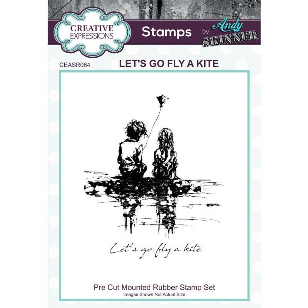 Andy Skinner Cling Stamps - Let's Go Fly A Kite [CEASR064] - Joggles.com
