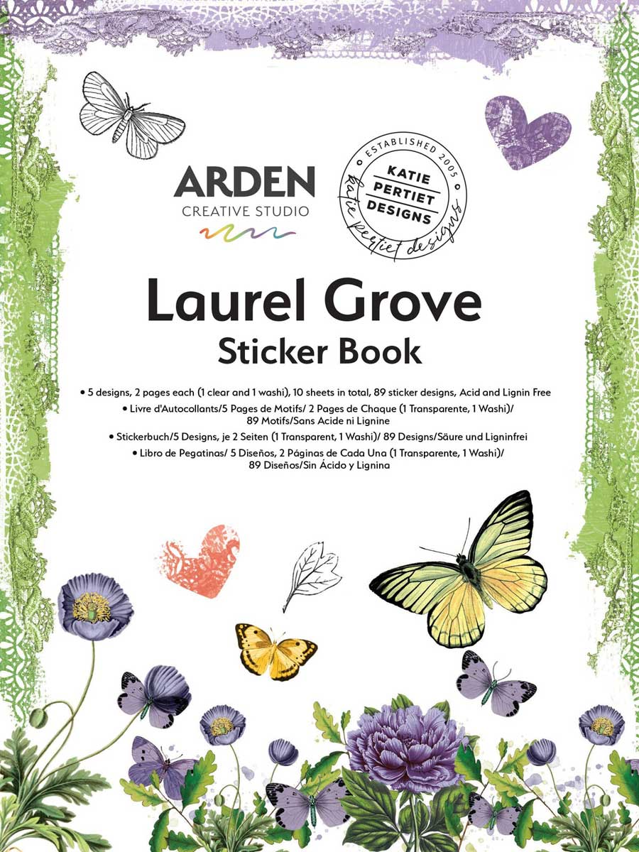 Arden Creative Studio Laurel Grove Collection - Sticker Book [ACSSB0001 ...