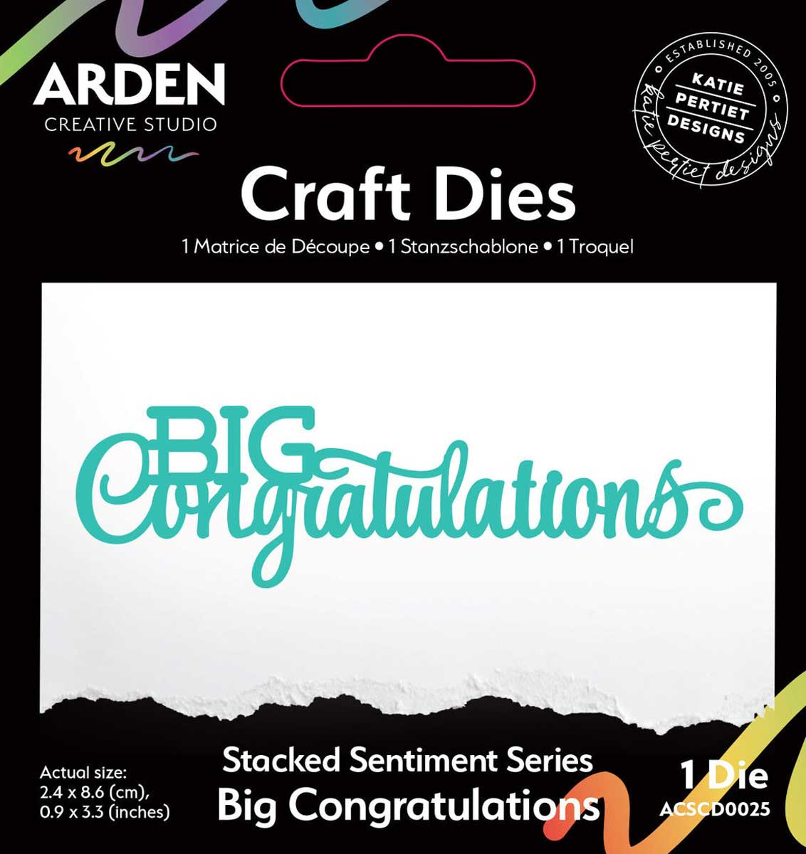 Arden Creative Studio Stacked Sentiment Series - Craft Dies - Big ...