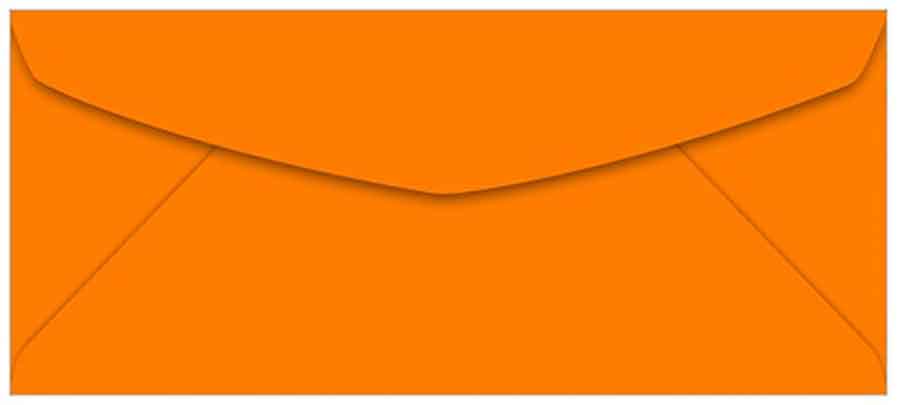 Astrobrights #10 Envelopes - Cosmic Orange - Joggles.com