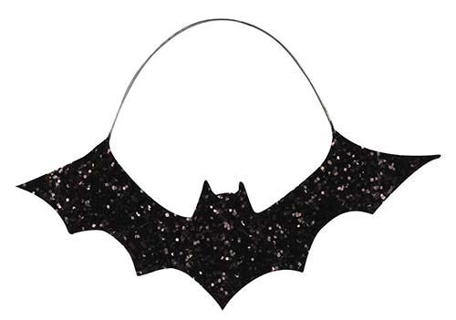 Bethany Lowe Glitter Bat - Black - Joggles.com