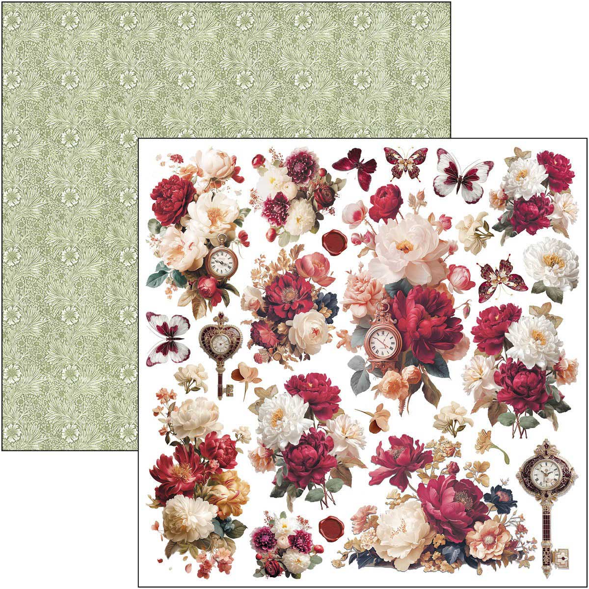 Ciao Bella 12" x 12" Patterns Pad - Book Lovers [CBT091] - Joggles.com