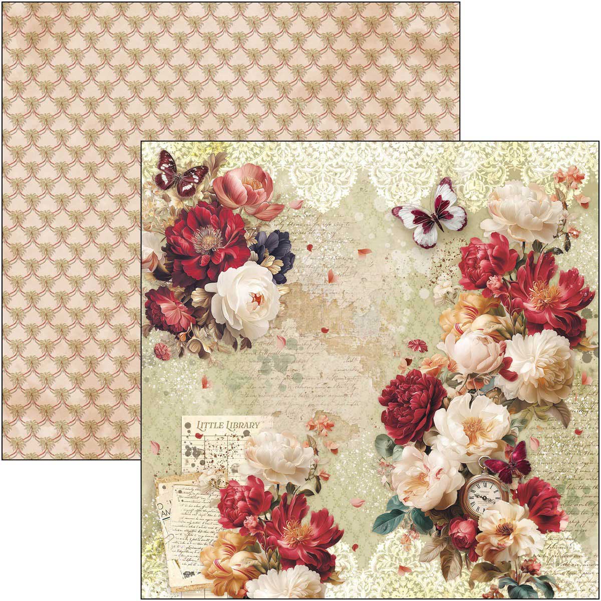 Ciao Bella 8" x 8" Creative Pad - Book Lovers [CBH091] - Joggles.com