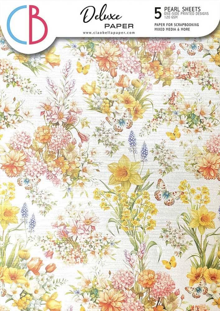 Ciao Bella A4 Deluxe Paper Pack - Flower Shop [CBD011] - Joggles.com