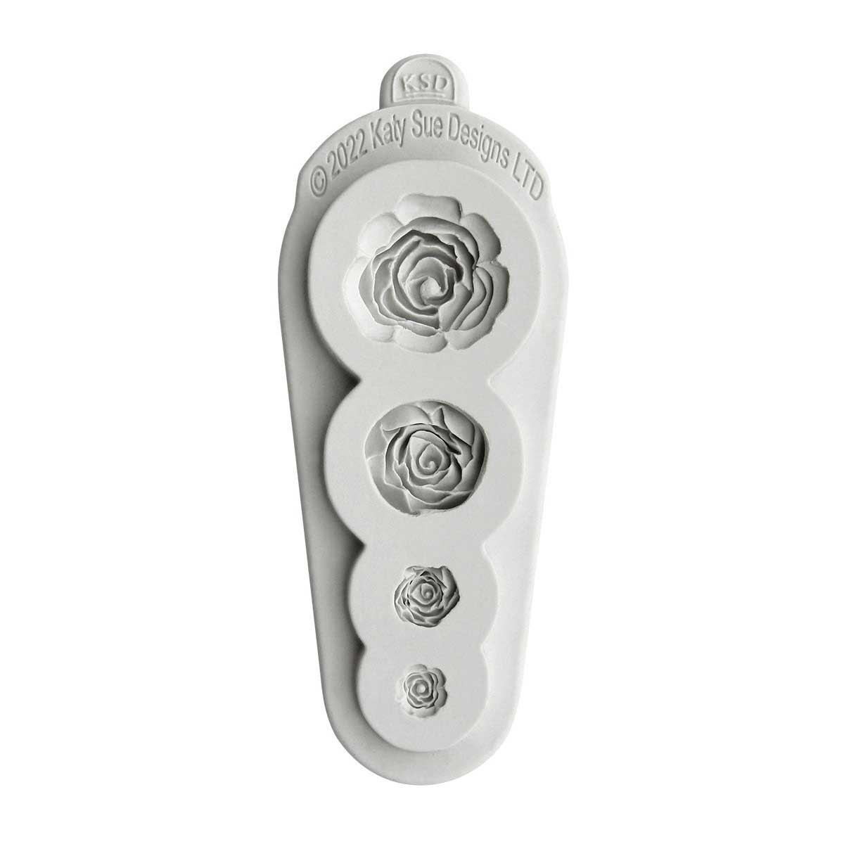 Cosmic Shimmer Silicone Mould - 4 In 1 Roses [CA0034B-CS] - Joggles.com