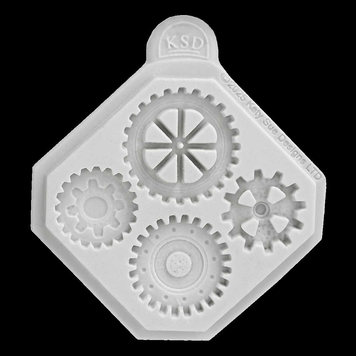 Cosmic Shimmer Silicone Mould - Mini Cogs & Gears [CE0152-CS] - Joggles.com
