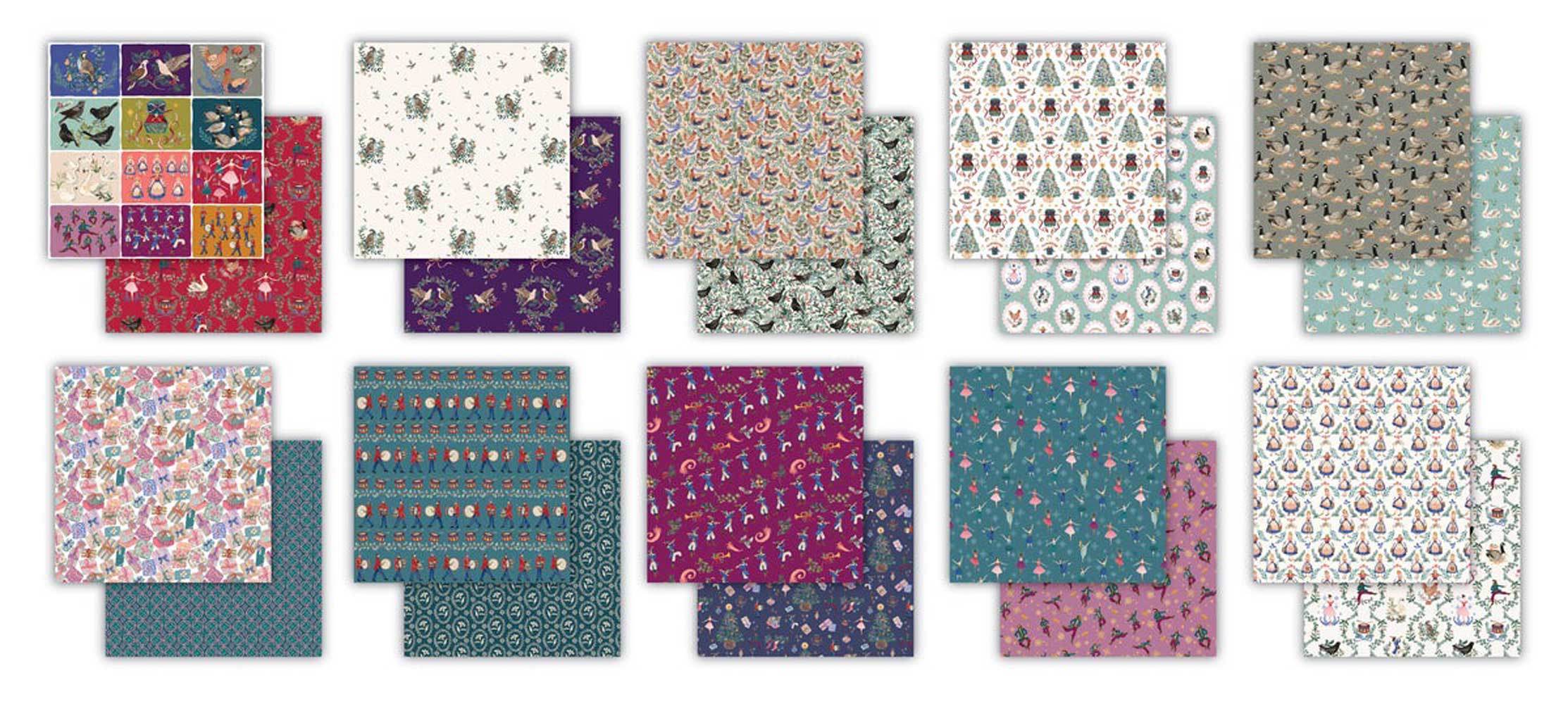 Craft Consortium 12" x 12" Paper Pad - 12 Days Of Christmas [CCPPAD044 ...