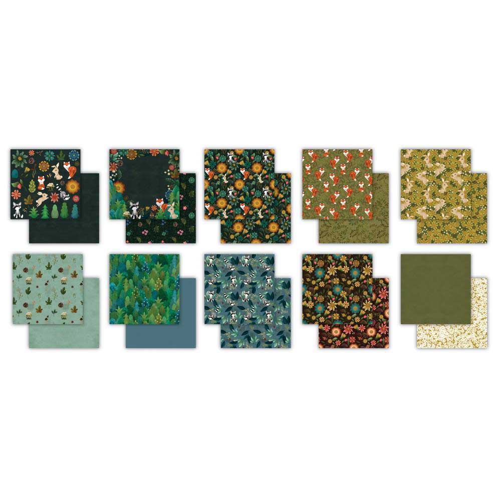 Craft Consortium 6" x 6" Paper Pad - Through The Trees [CCDPAD001B ...