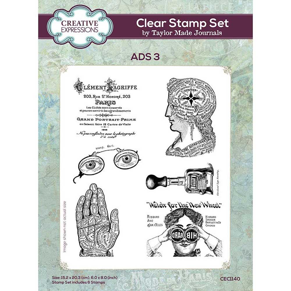Creative Expressions / Taylor Made Journals Stamps - Joggles.com