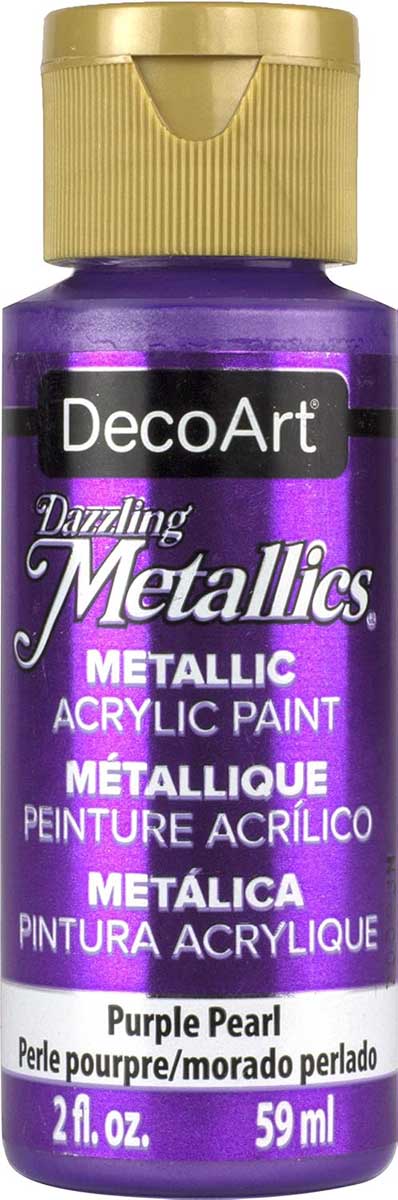 DecoArt Americana Dazzling Metallics Acrylic Paint - Purple Pearl ...
