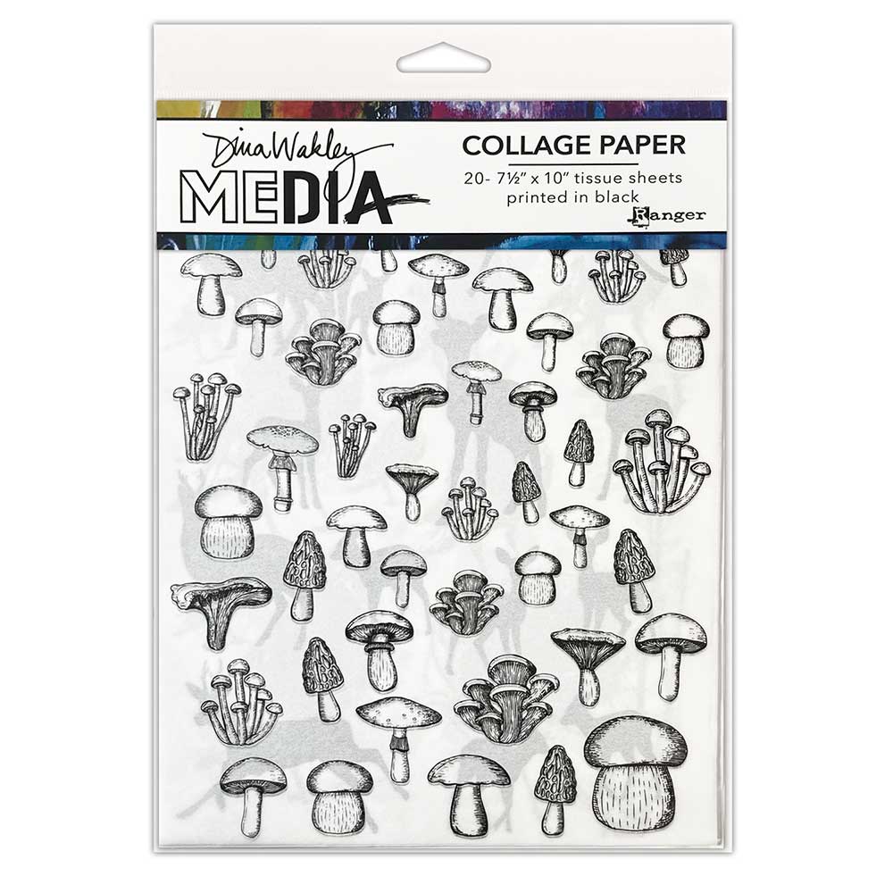 Dina Wakley Media Collage Paper - The Forest [MDA85973] - Joggles.com