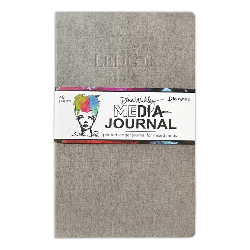 Dina Wakley Media Journal - Printed Ledger [MDJ86666] - Joggles.com