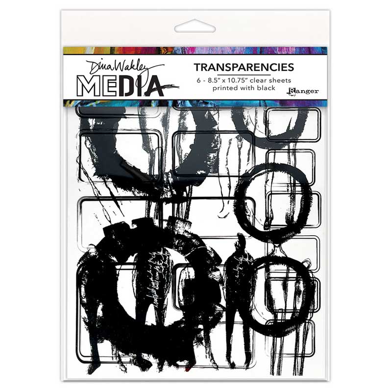 Dina Wakley Media Transparencies - Frames & Figures Set 1 [MDA80541 ...