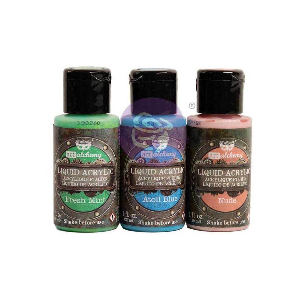 Finnabair Art Alchemy Liquid Acrylic Paint Set - Dreamy [969943 ...