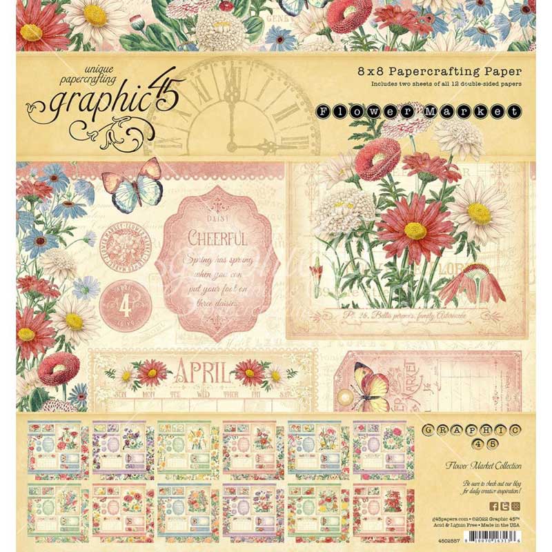 Graphic 45 Flower Market Collection - Joggles.com