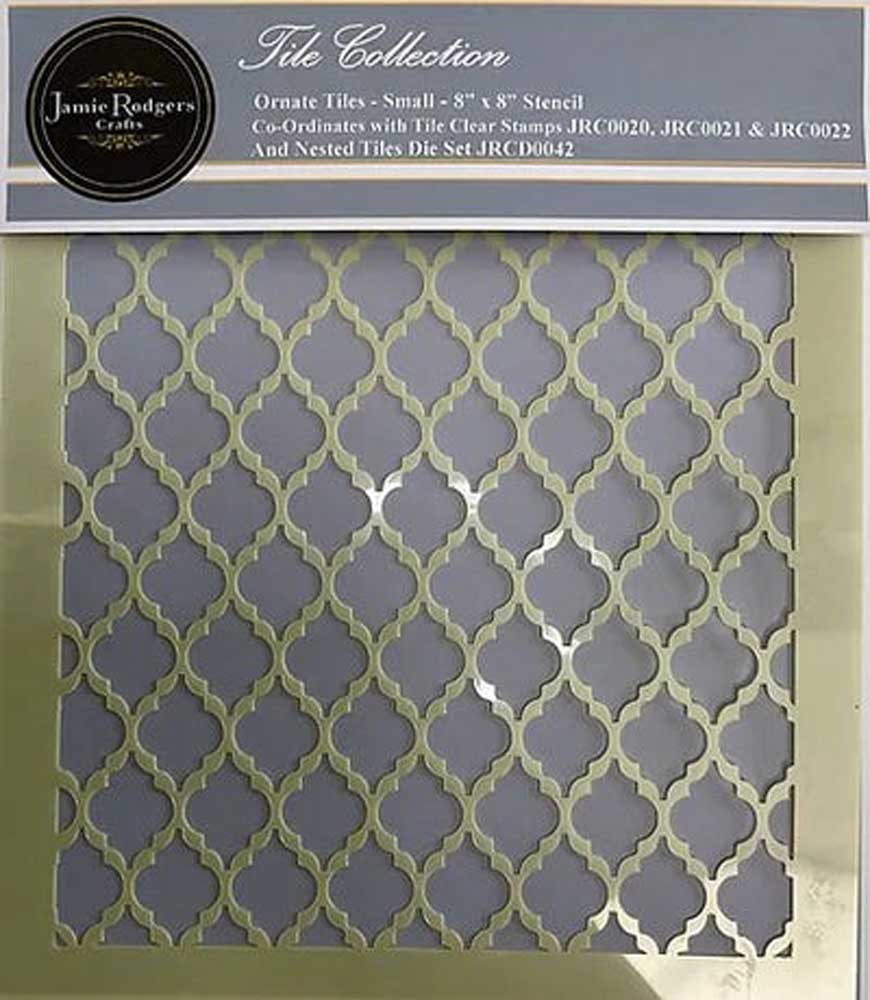 Jamie Rodgers Stencil - Tile Collection - Ornate Tiles - Small ...