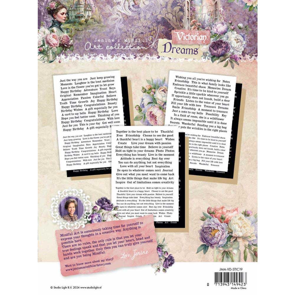 Jenine's Mindful Art Victorian Dreams Collection - Stickers [JMA-VD ...