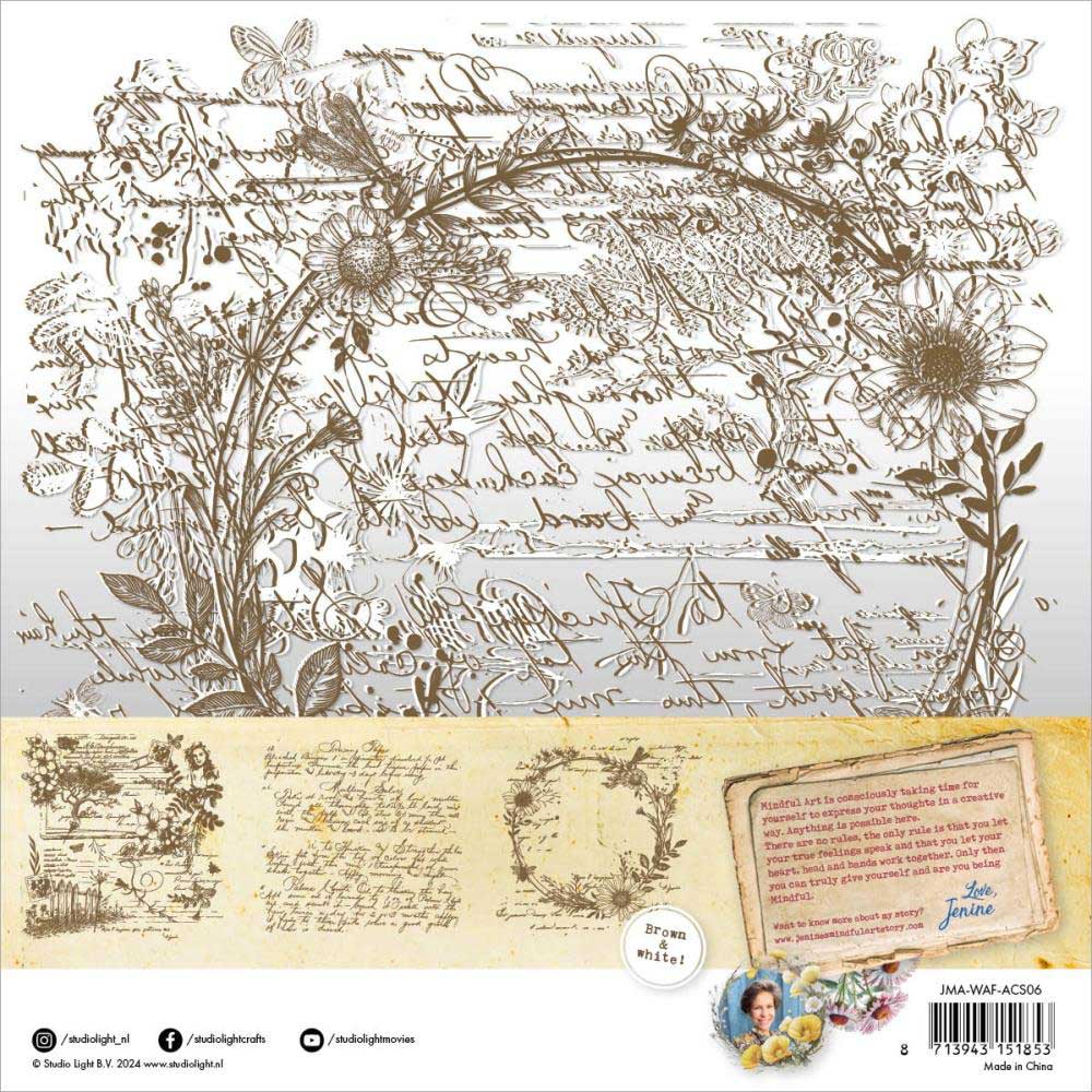 Jenine's Mindful Art Wild & Free Collection - 8" x 8" Acetate Sheets ...