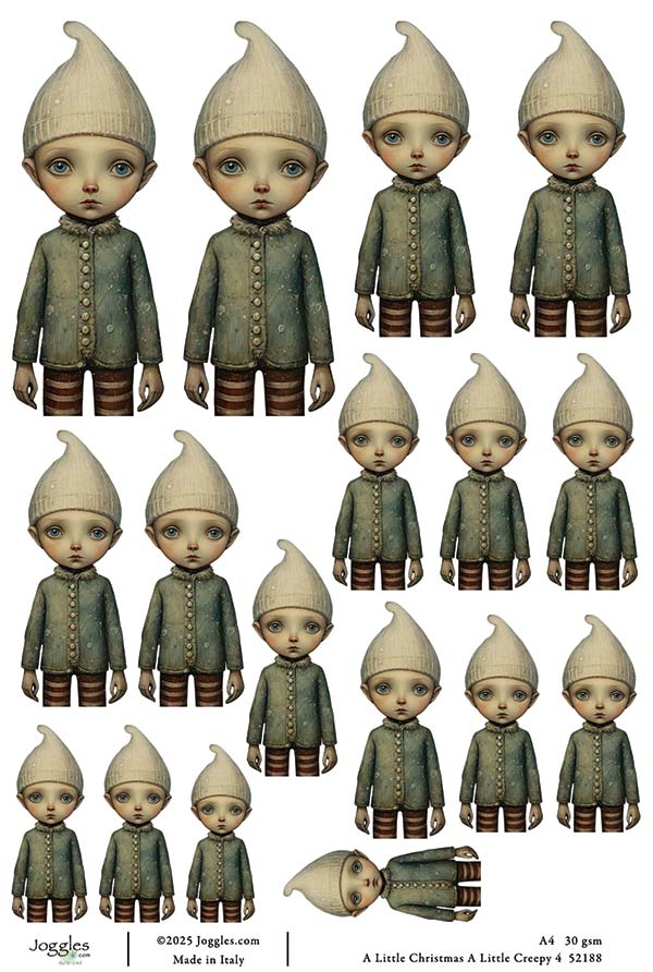 Joggles A4 Rice Paper - A Little Christmas, A Little Creepy 4 [52188 ...