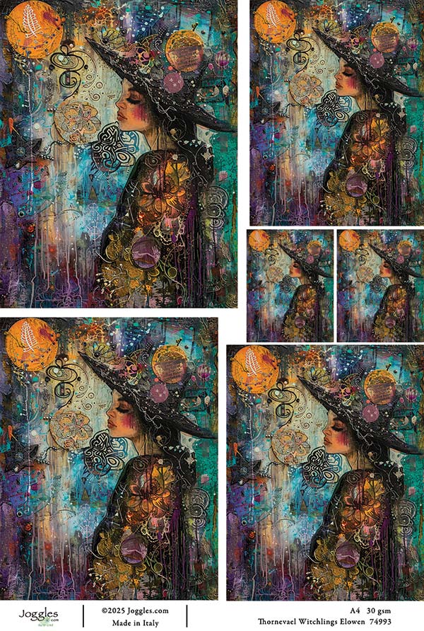 Joggles A4 Rice Paper - Thornevael Witchlings - Elowen [74993 ...