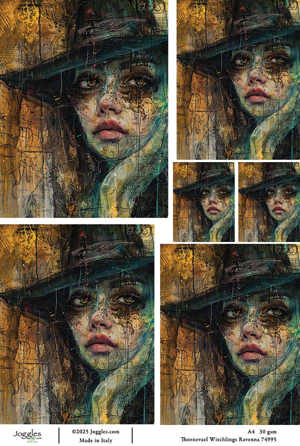 Joggles A4 Rice Paper - Thornevael Witchlings - Ravenna [74995 ...