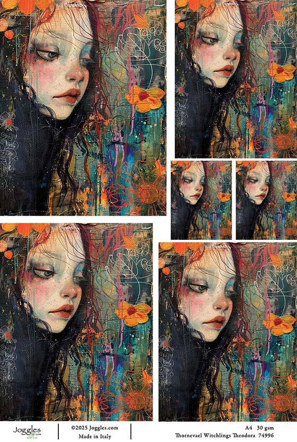 Joggles A4 Rice Paper - Thornevael Witchlings - Theodora [74996 ...