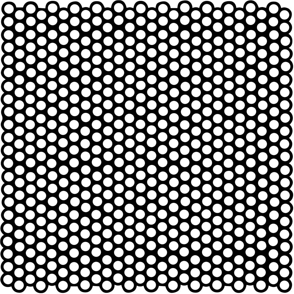 Joggles / Cat Rains The Finishing Touch 6" x 6" Stencil - Circle Matrix ...