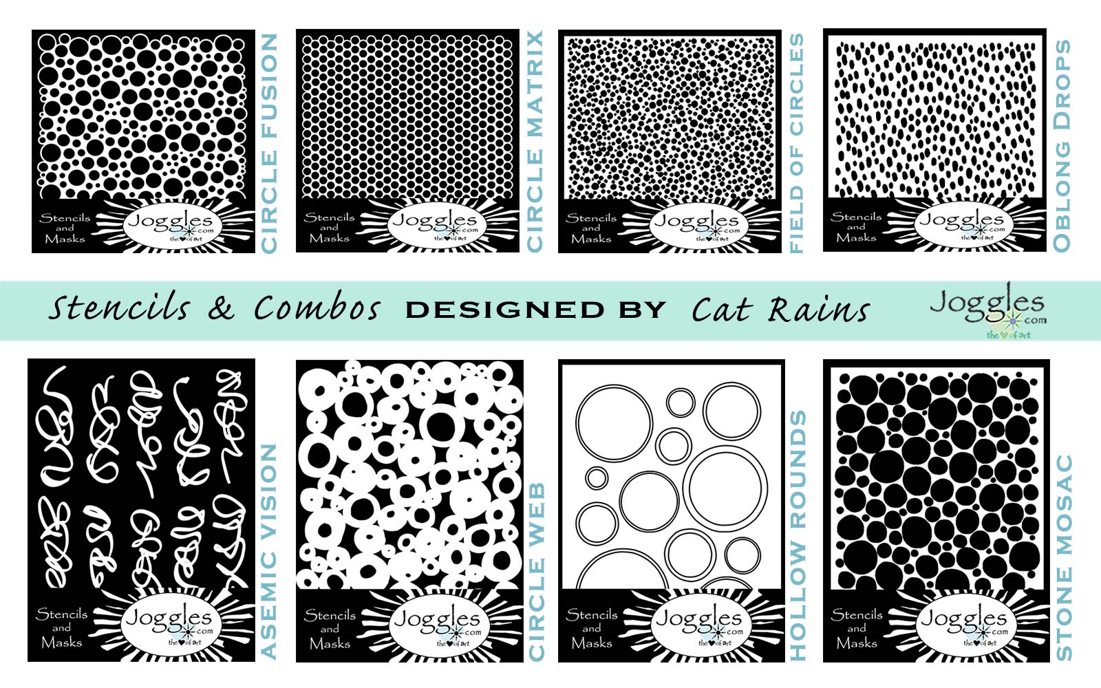 Joggles / Cat Rains The Finishing Touch Collection - Set Of 8, October ...