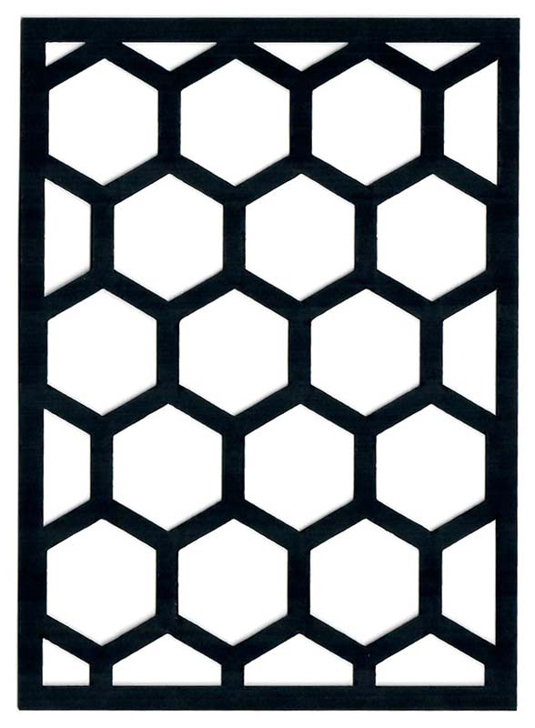 Joggles Creative Cuts - Black Smooth & Sturdy - Honeycomb [74391 ...