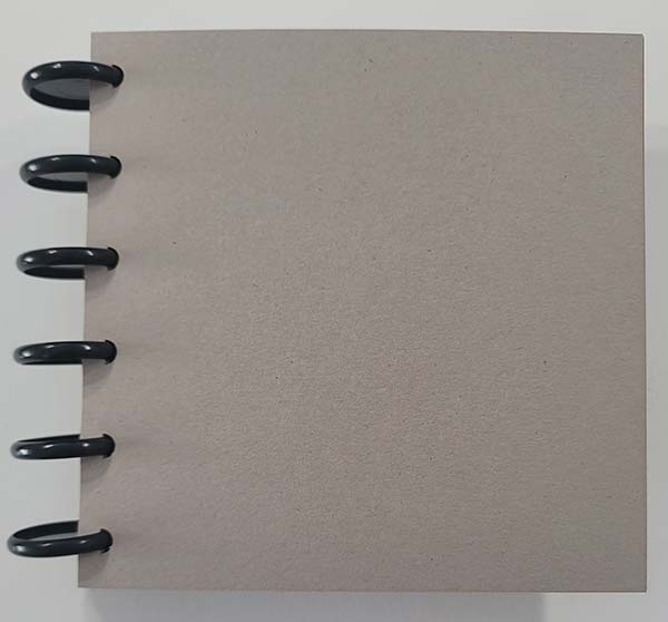 Joggles Wet Cement Disc Bound Journal - 6" x 6" [74330] - Joggles.com