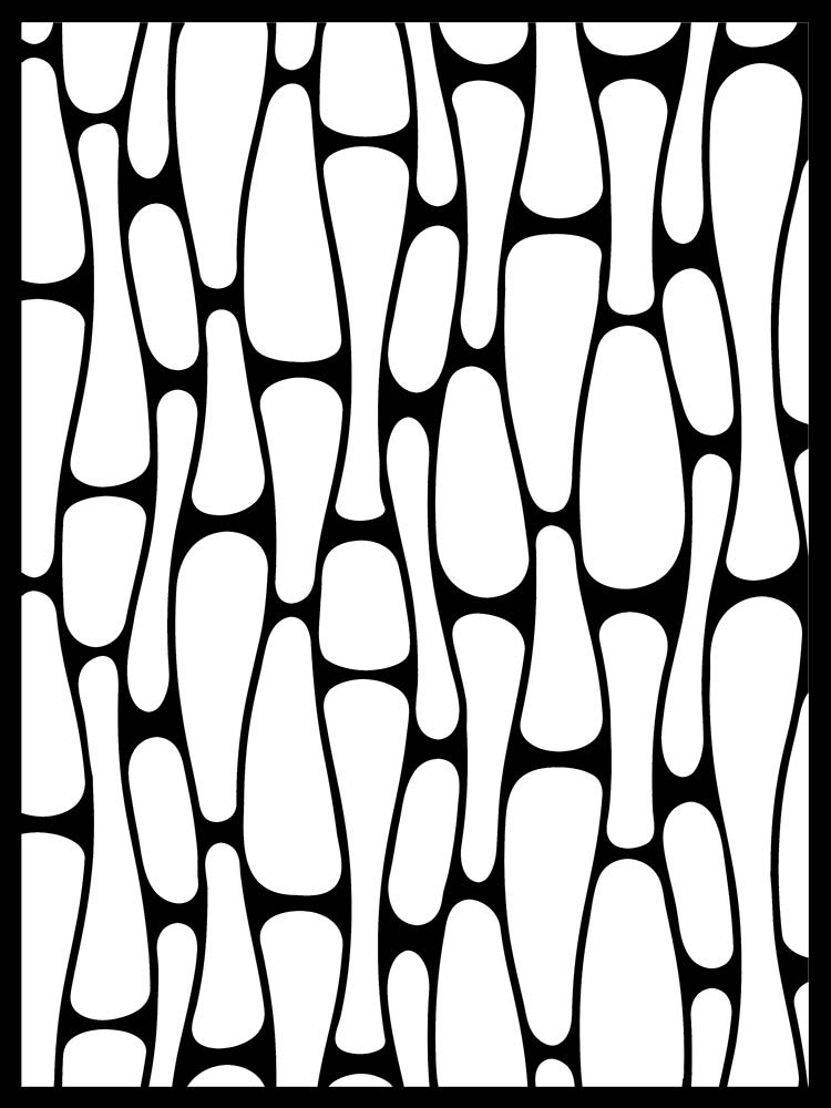 Joggles / Elizabeth St Hilaire Patterns For Layering 3 Stencil - Flora ...