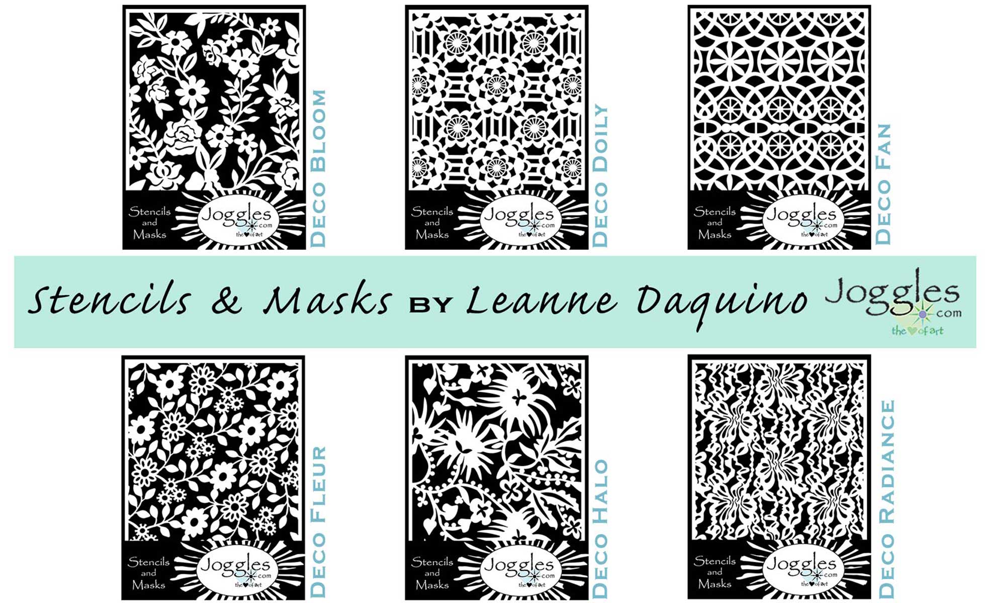 Joggles / Leanne Daquino Masks - Set Of 6 October 2025 - Joggles.com