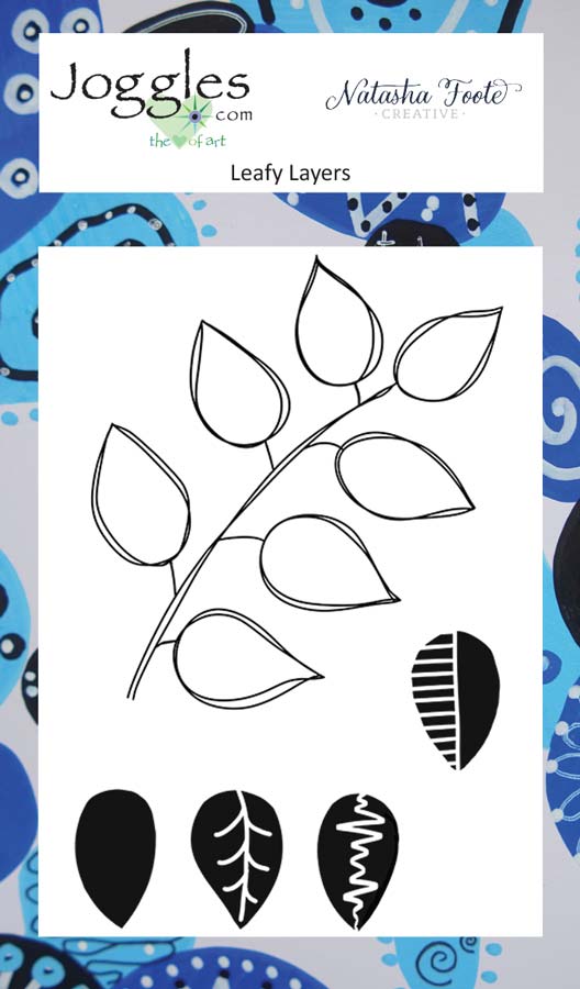 Joggles / Natasha Foote Clear Stamp Set - Leafy Layers [52164 ...