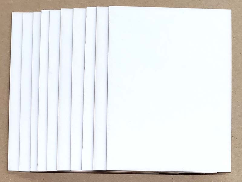 Joggles White Chipboard ATCs [57349] - Joggles.com