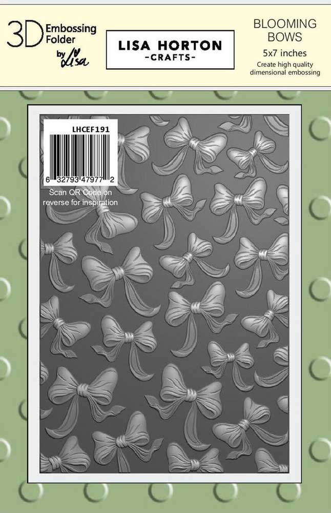 Lisa Horton 3D Embossing Folders - Joggles.com