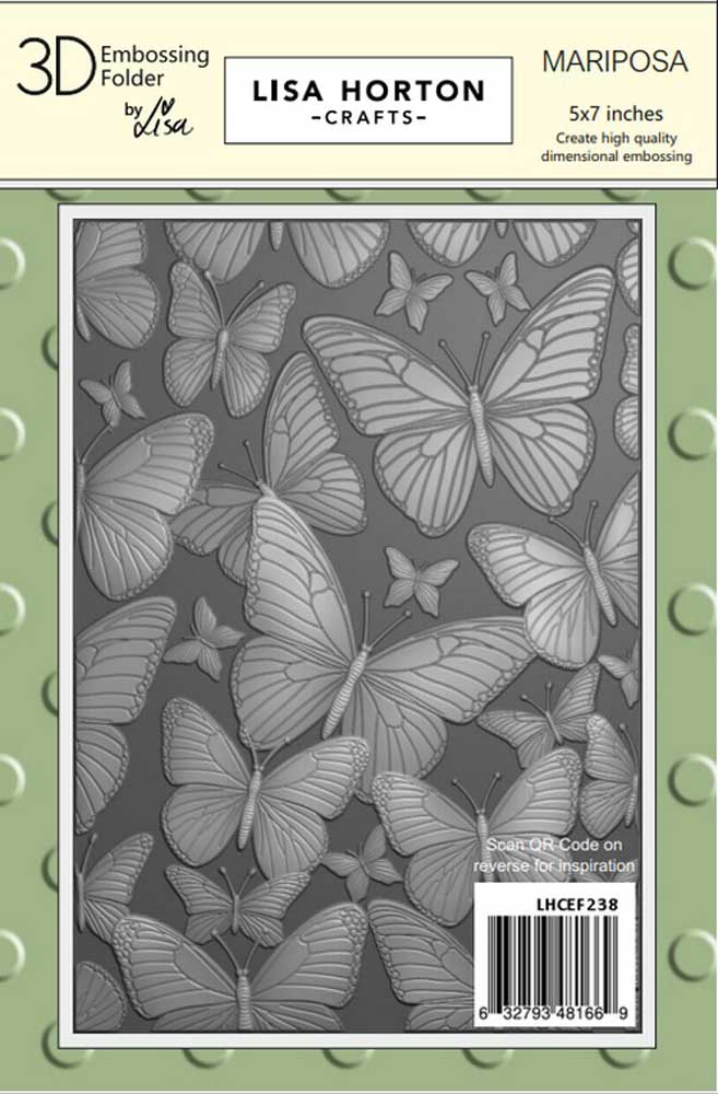 Lisa Horton 3D Embossing Folders - Joggles.com
