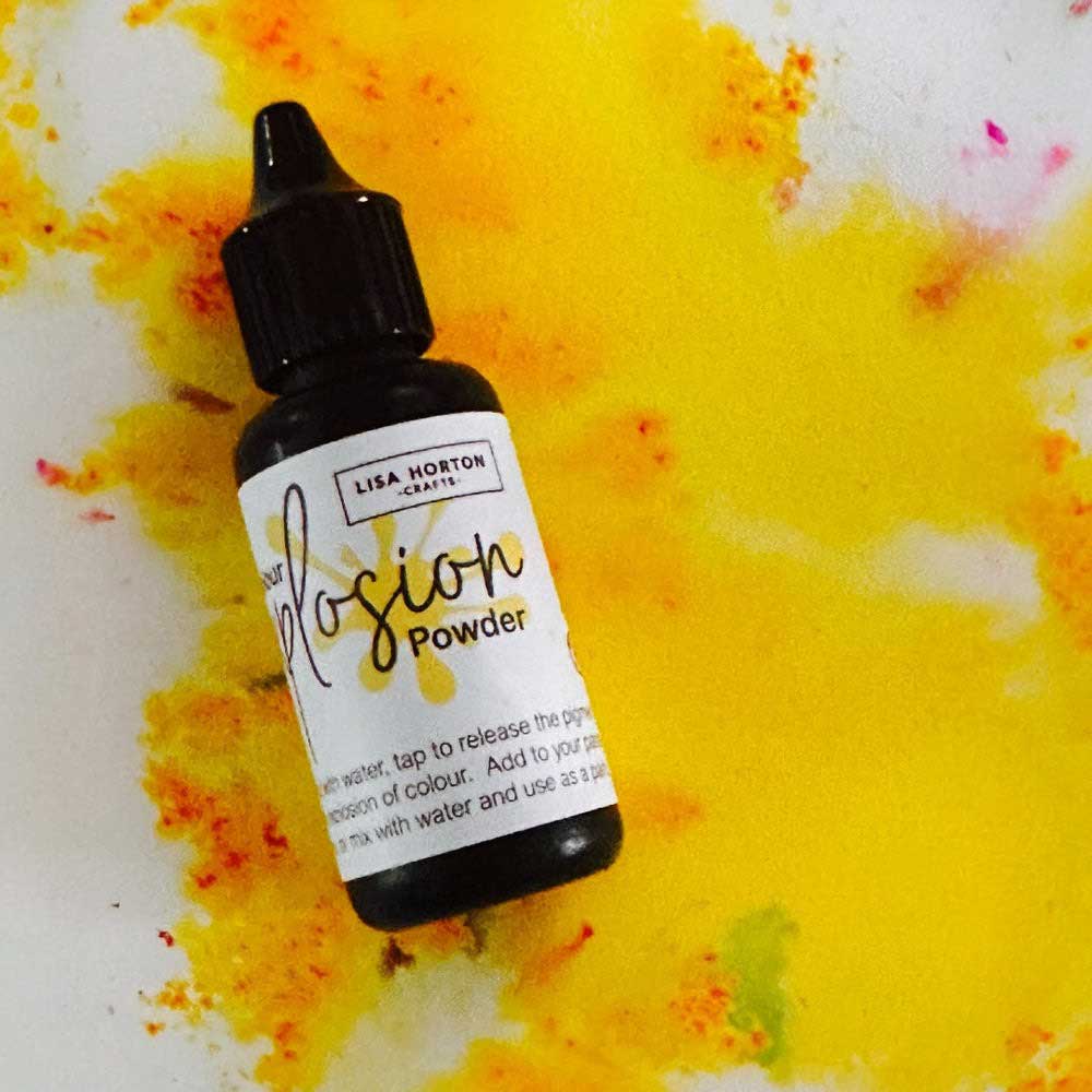 Lisa Horton Crafts Colour Explosion Powder - Lemon Tart [LHCIP155 ...