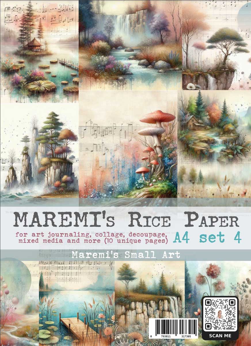 Maremi's Small Art A4 Rice Paper - Set 4 - Joggles.com