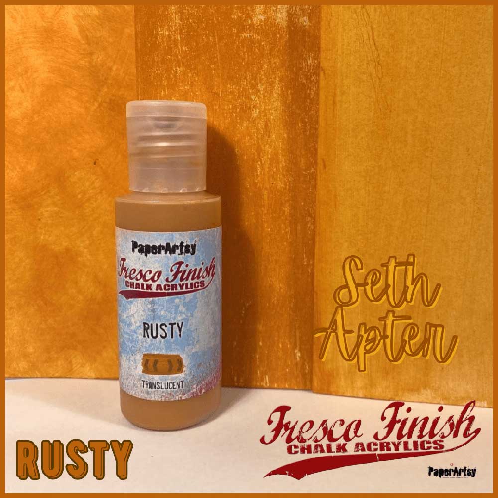 PaperArtsy Fresco Finish Paint - Rusty [FF227] - Translucent - Joggles.com