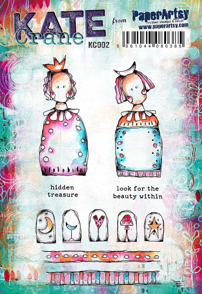 PaperArtsy Kate Crane Stamp Set - KC002 - Joggles.com